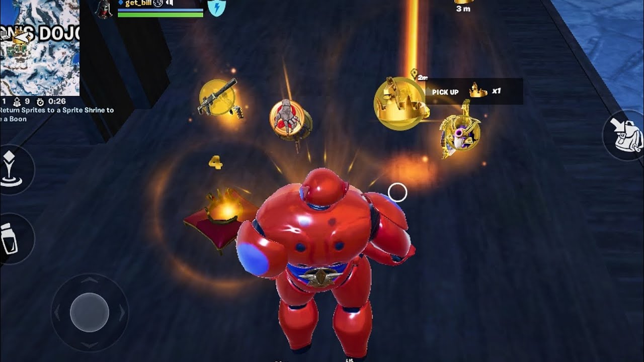 HERO BAYMAX vs MEDALION & ALL MYTHIC WEAPON'S ( FORTNITE CHAPTER 6 ...