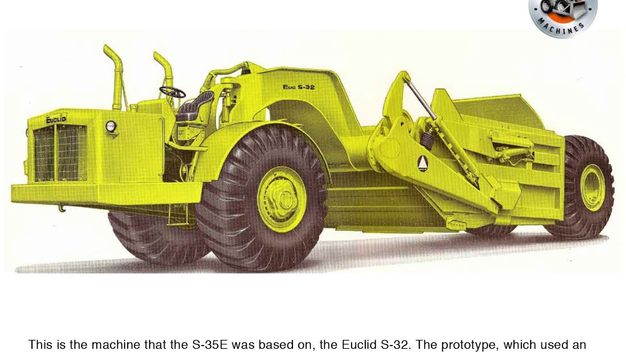 Classic Scrapers: The Terex S-35E - YouTube