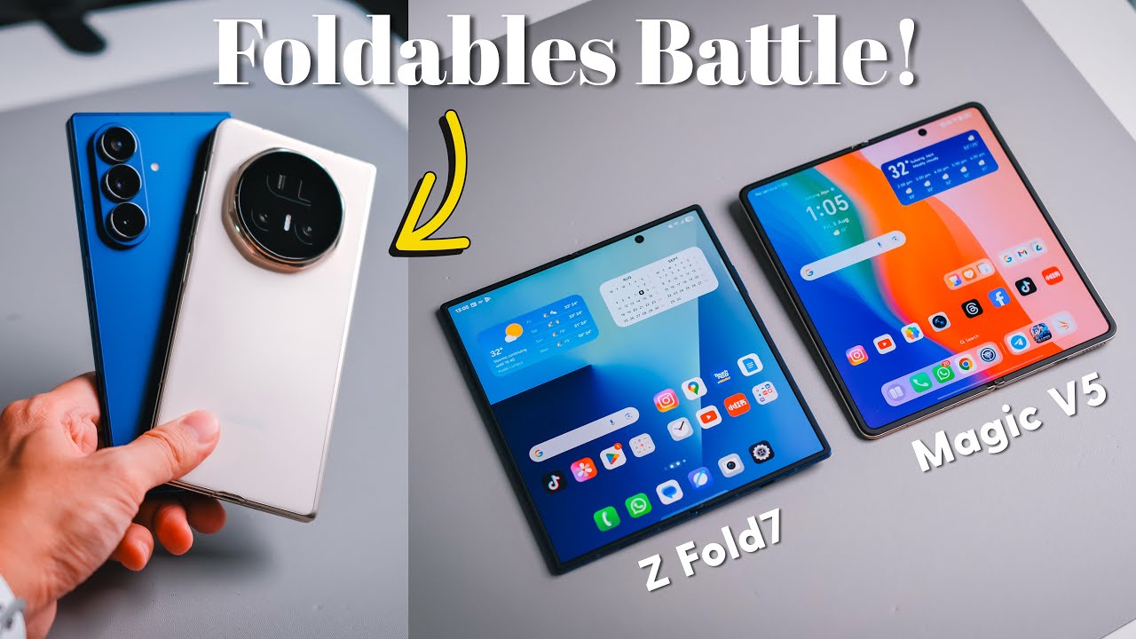 HONOR Magic V5 vs Galaxy Z Fold 7: Best Foldable Battle! | Which Should ...