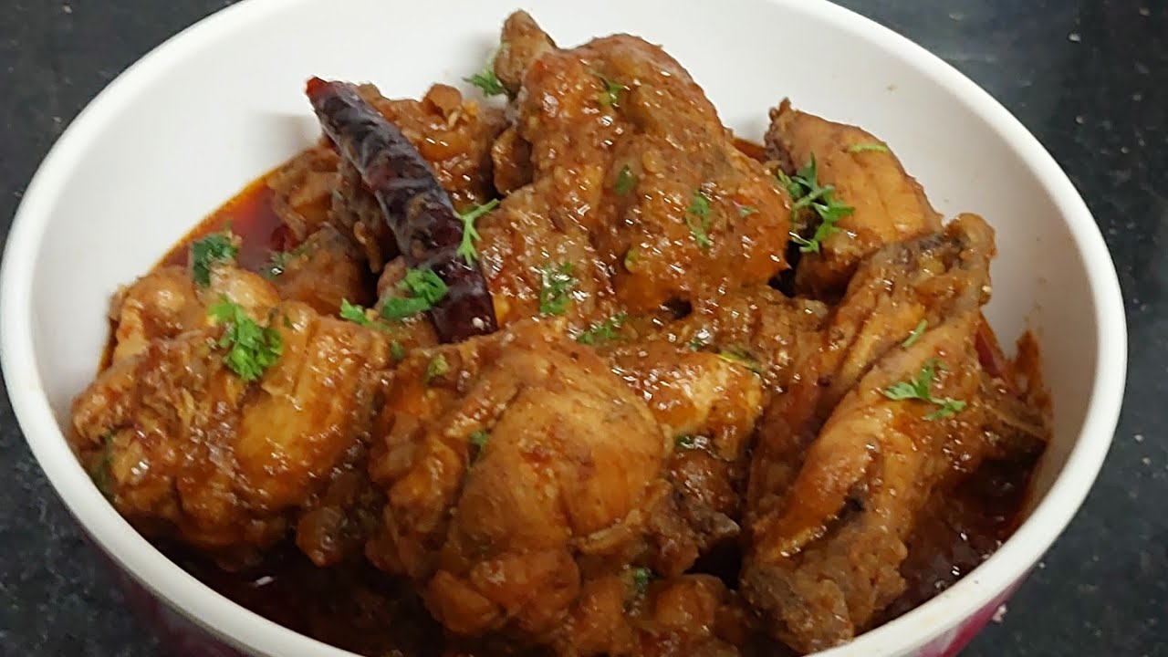 Chicken Bhuna Masala | Dhaba Style Chicken Bhuna Masala | Simple Bhuna ...