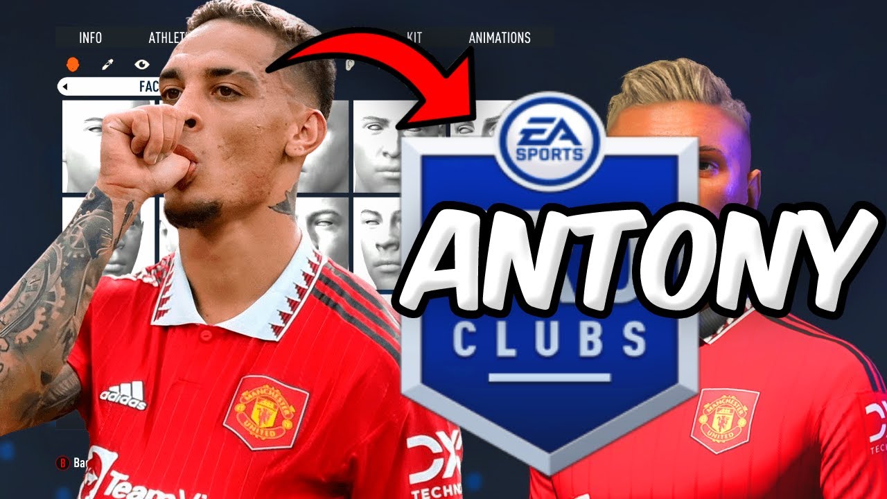 FIFA 23 | VIRTUAL PRO LOOKALIKE TUTORIAL - Antony - YouTube