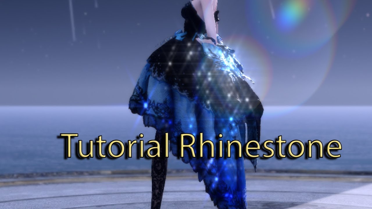 How To MMD : Tutorial Use Rhinestone - YouTube