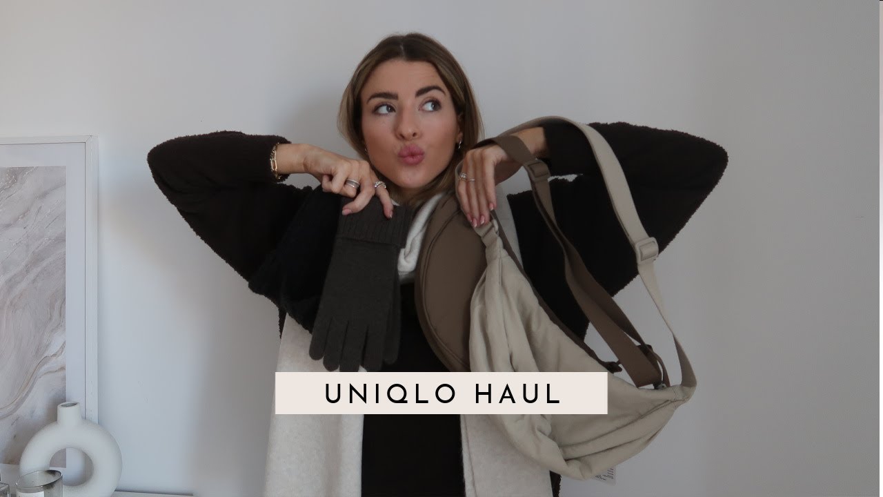 THE BEST UNIQLO WINTER ACCESSORIES / UNIQLO HAUL // Charlotte Olivia AD ...