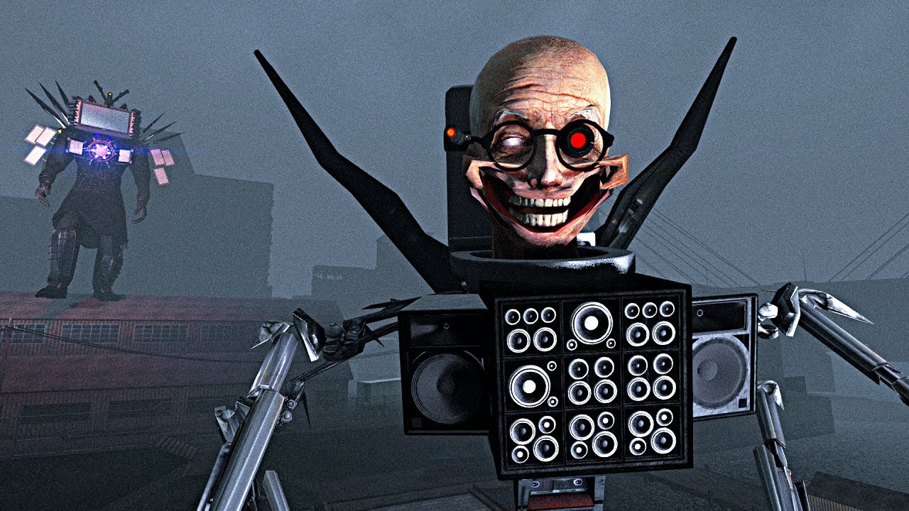 NEW UPGRADED CINEMA TITAN TV MAN VS NEW UPGRADED SCIENTIST | GMOD - YouTube