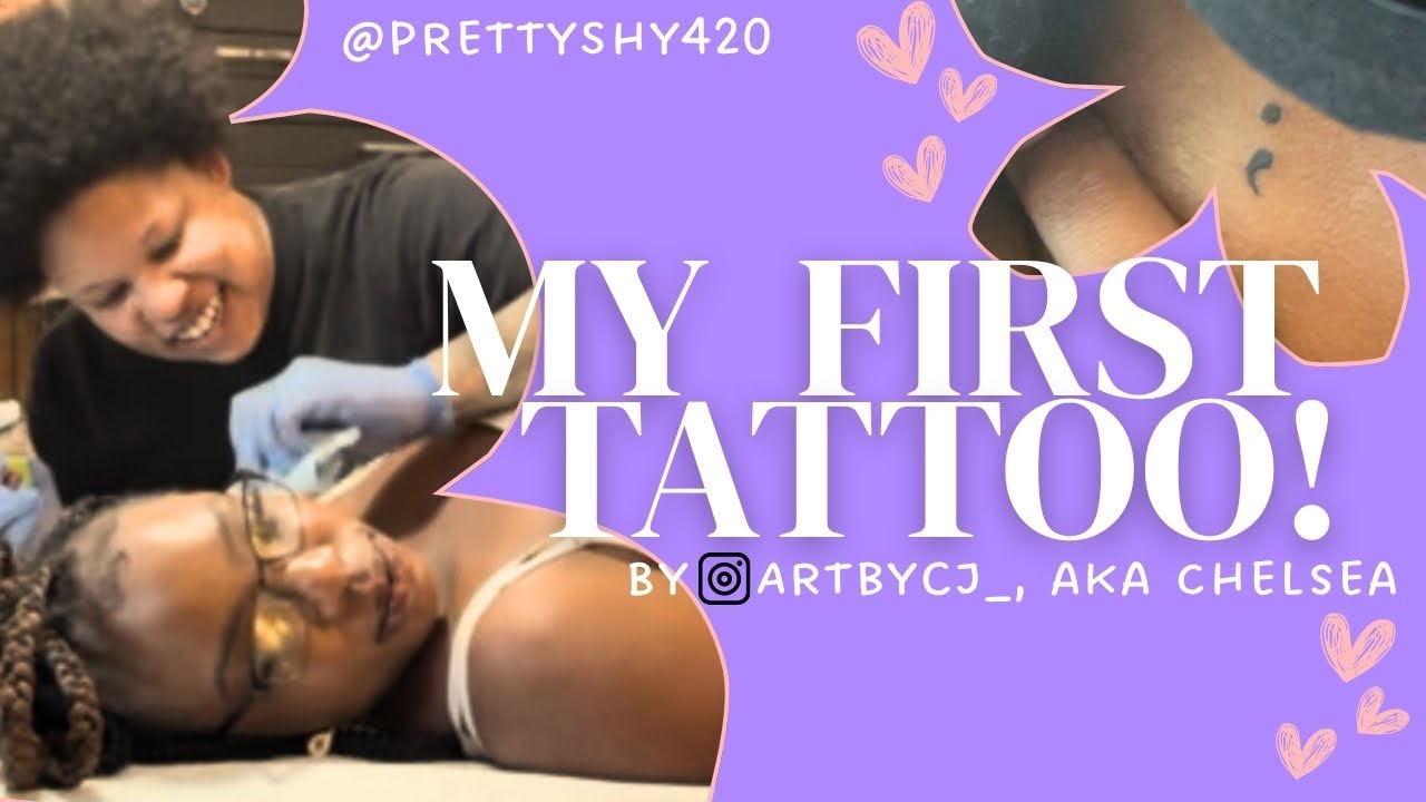 I Got My First Tattoo In My 30s! ( I WAS NERVOUS AF!) - YouTube