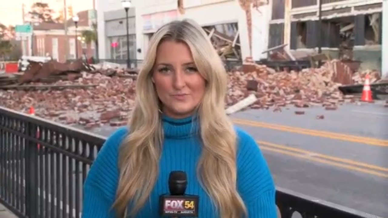 Tori Smith - FOX 54 Weather Live Hit -- EF2 Tornado in Bamberg County ...