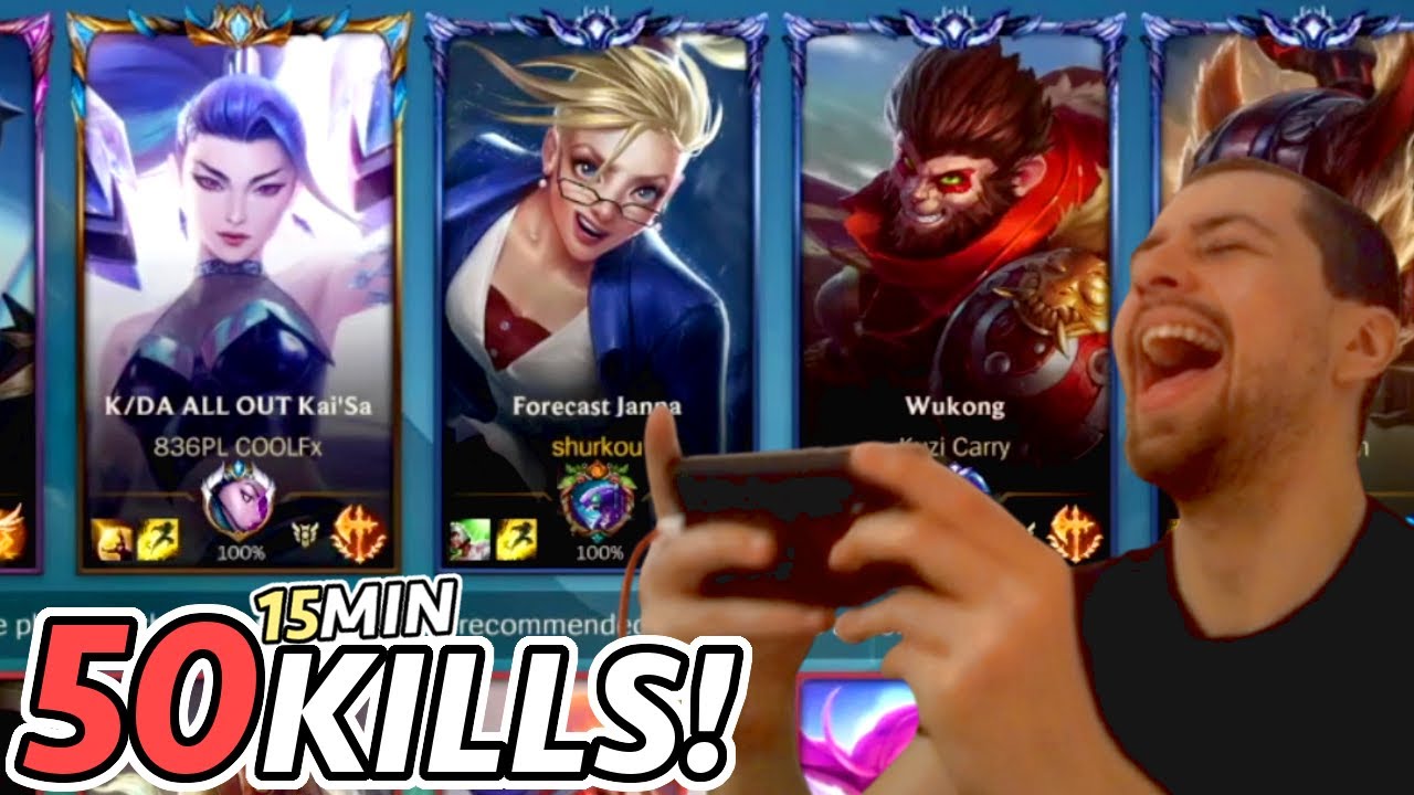 Playing with a CHALLENGER in a 50 KILLS/15MIN Wild Rift Game! - YouTube