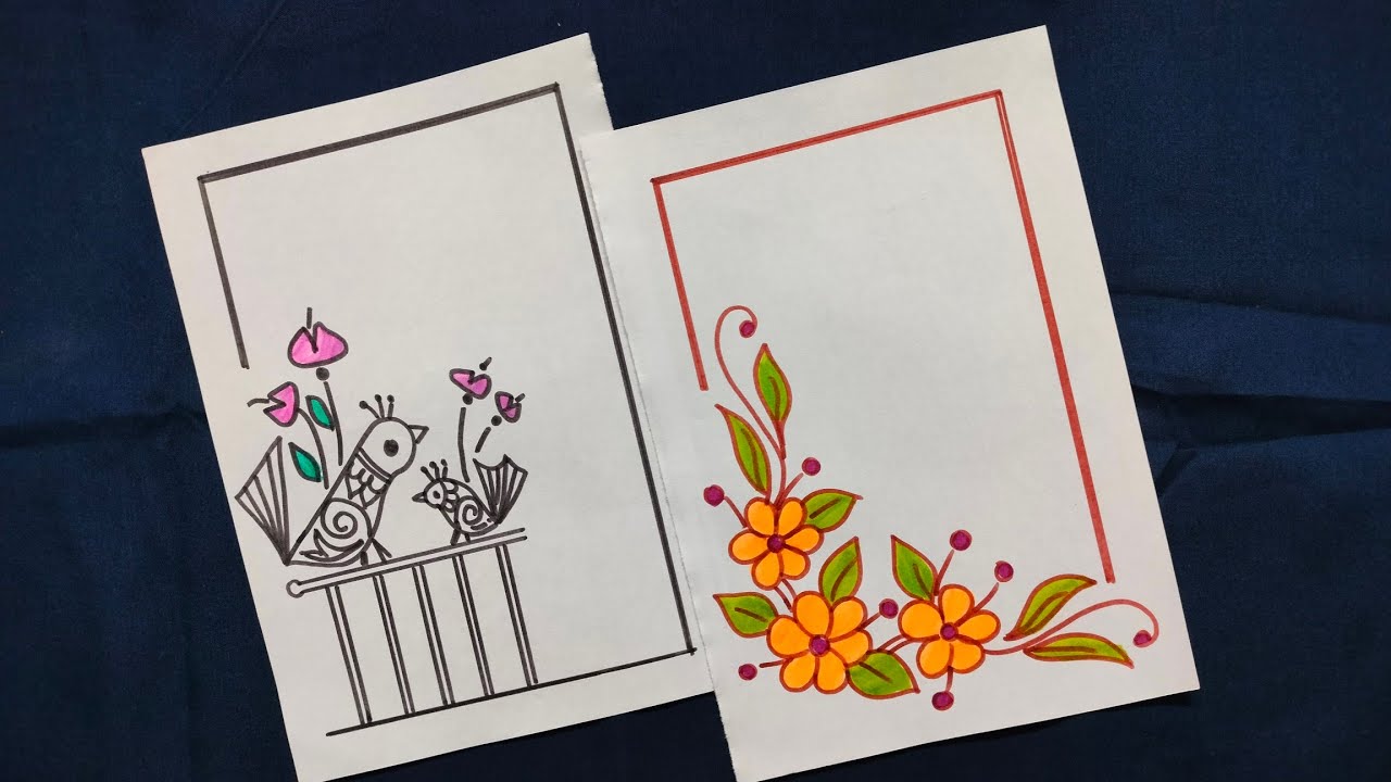 2 NEW UNIQUE TRENDING FRONTPAGE DESIGN FOR SCHOOL PROJECT/ASSIGNMENT ...