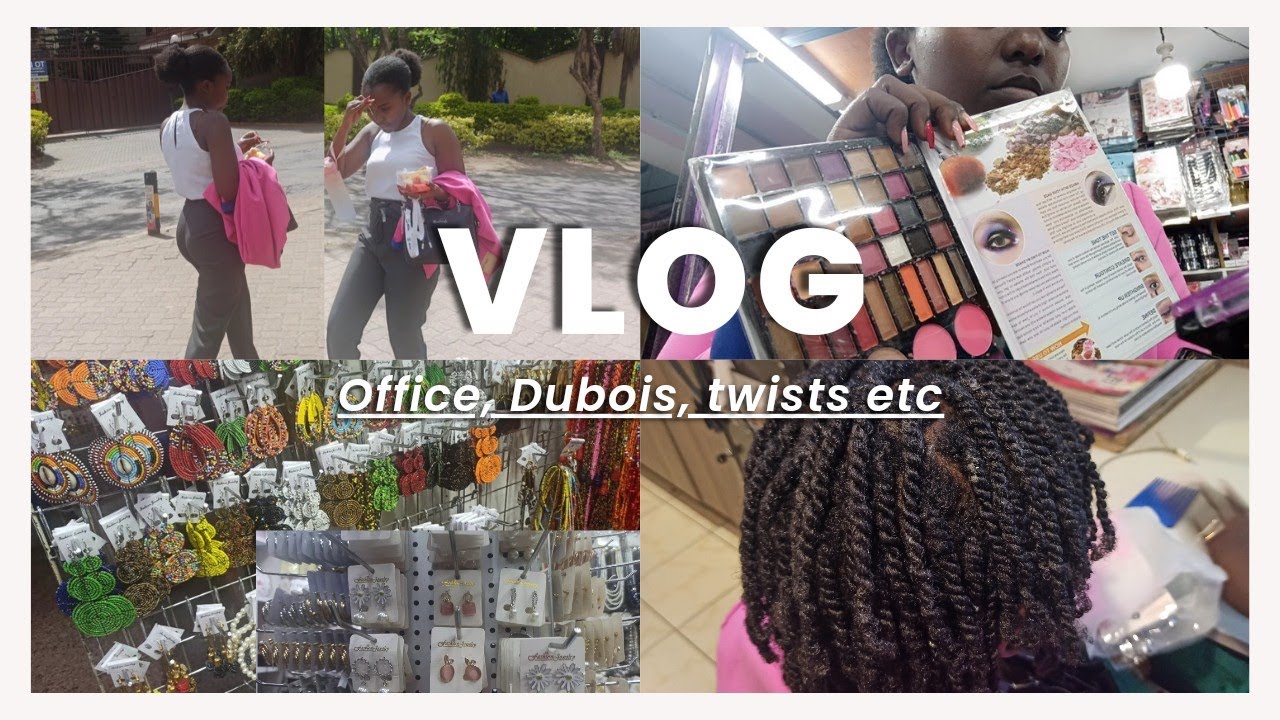 VLOG; Day in Life • Twists on natural hair || Njoki Gitahi - YouTube