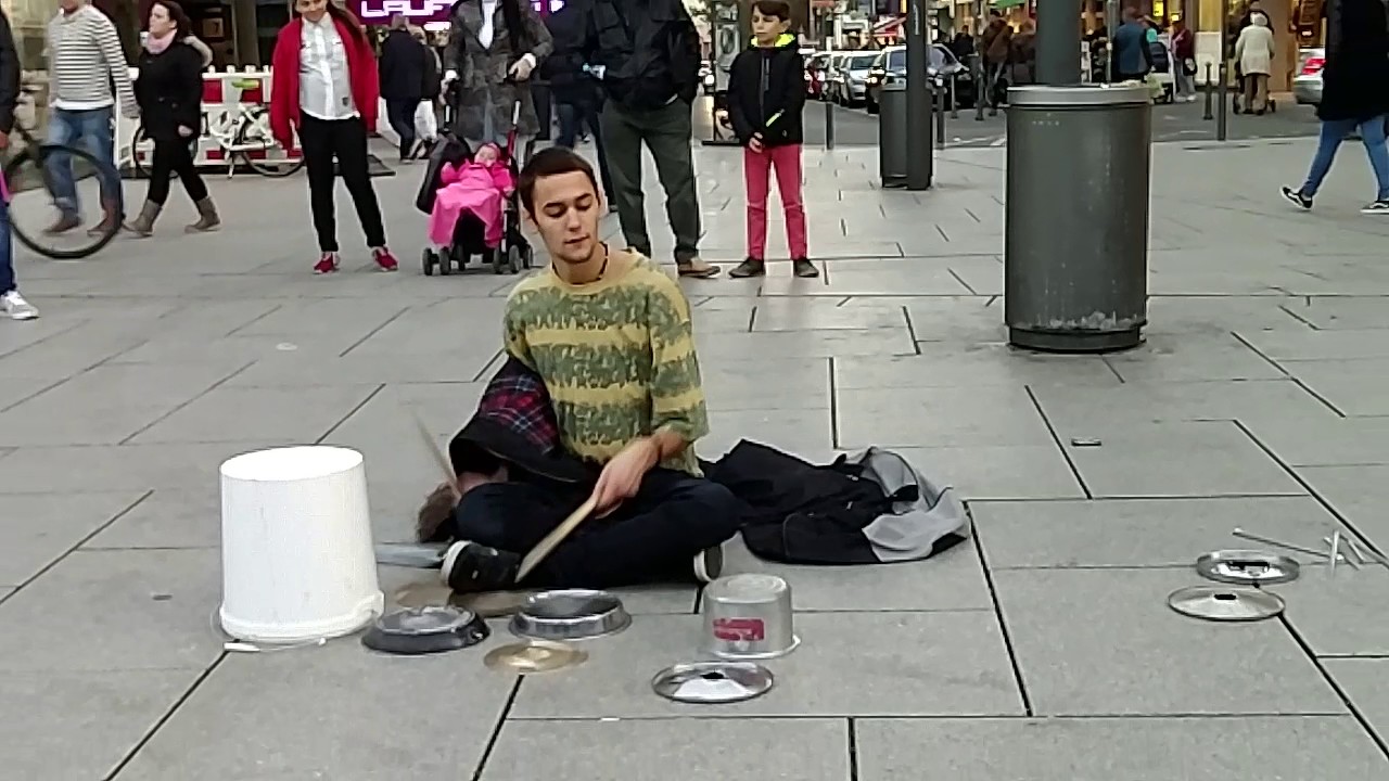 Street Drummer best performance street talent amazing street performer ...