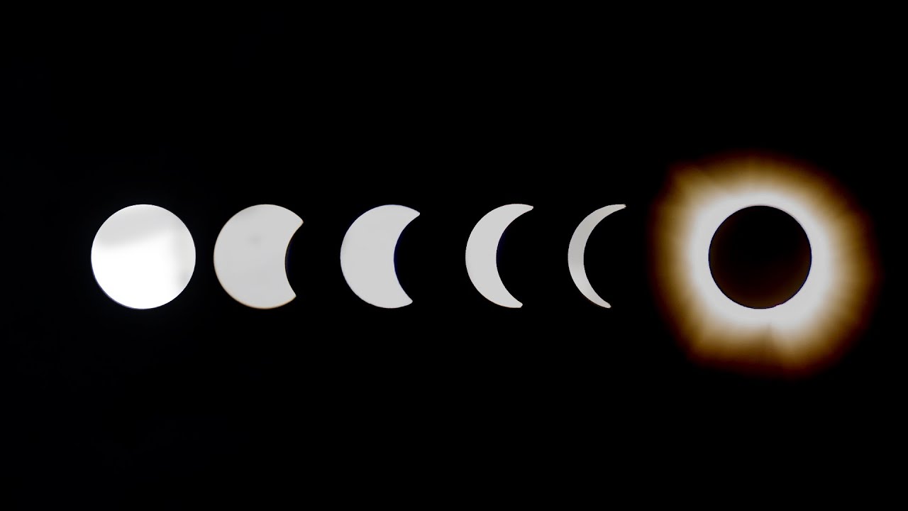 Stages of the Solar Eclipse - YouTube