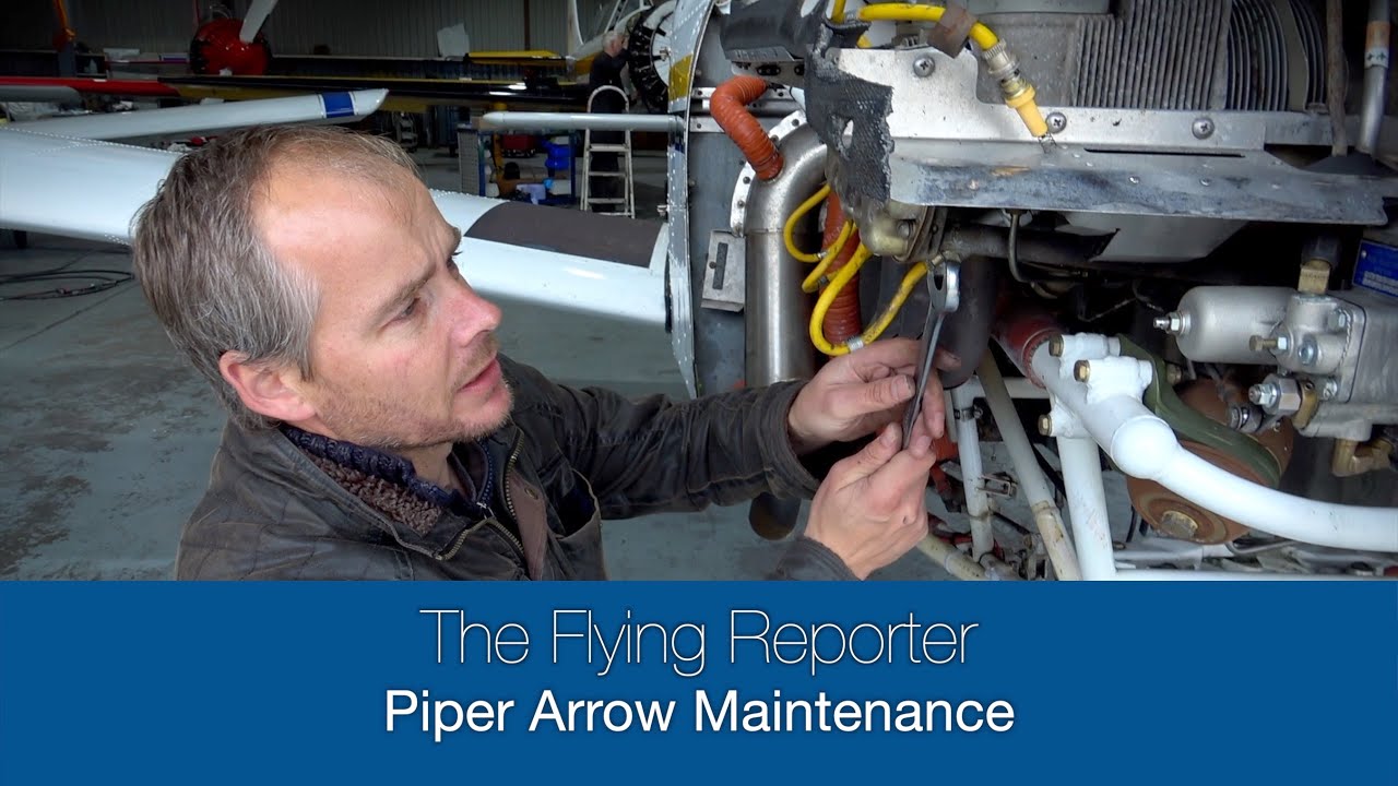 Taking the Arrow for maintenance - The Flying Reporter - YouTube
