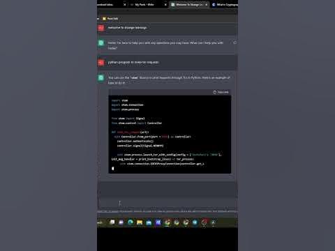 Tor requests with python - YouTube