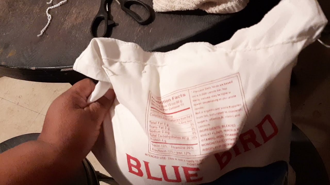 How to Open Bluebird Flour - YouTube