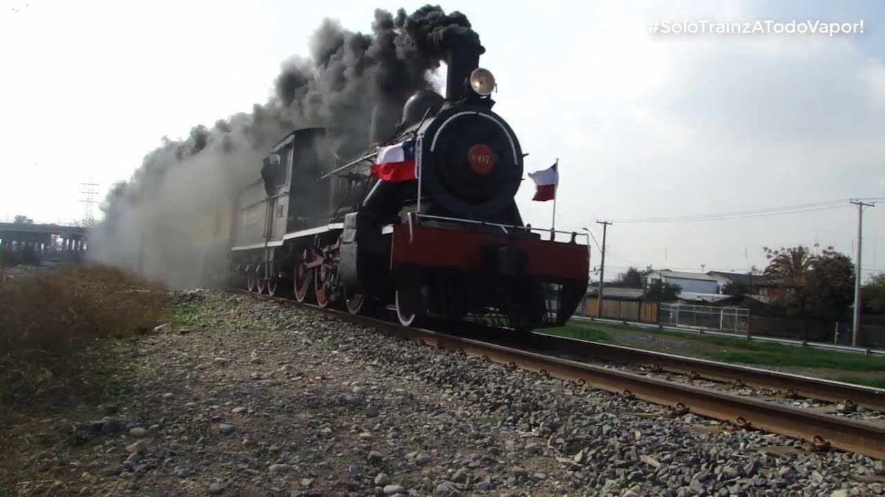 Locomotora a Vapor 607 | Especial a El Monte - YouTube