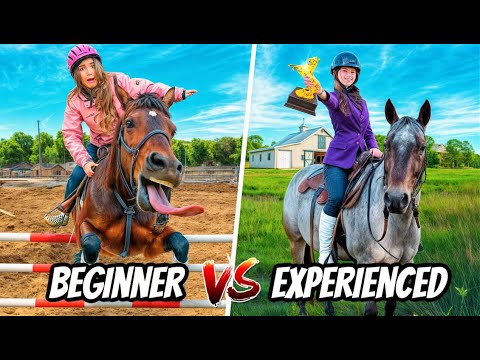 Beginner vs. Experienced Horse Owners! *OUT OF CONTROL*