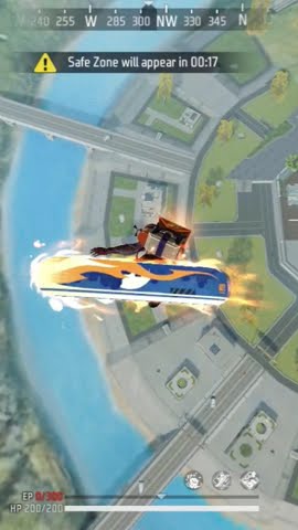 Epic falling in free fire - YouTube