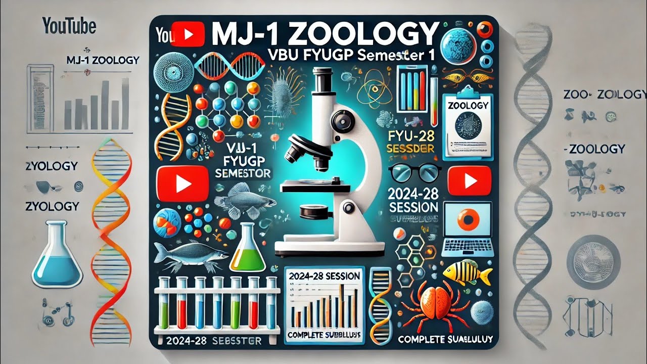 MJ-1 Zoology | VBU FYUGP Semester 1 | 2024-28 Session | Complete Syllabus | Vbu Study Zone - YouTube