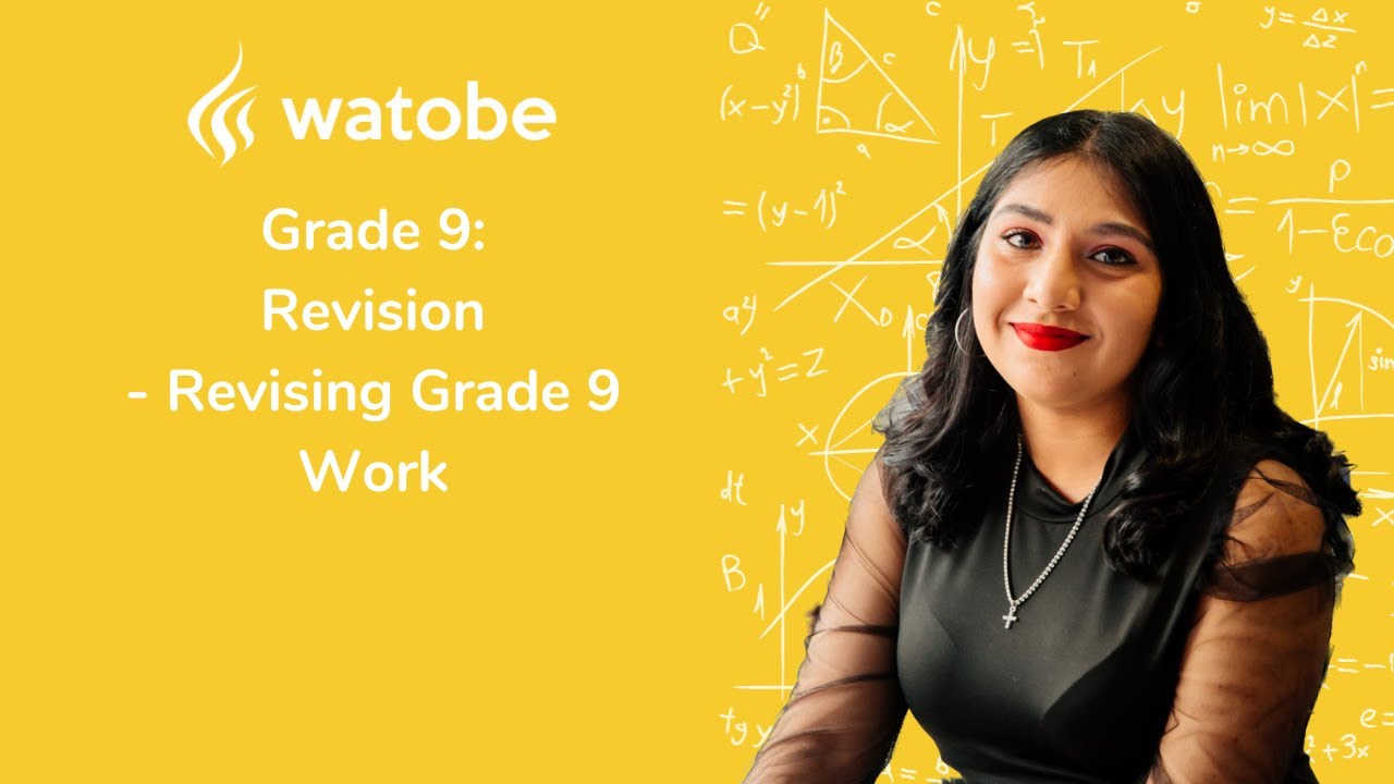 Grade 9 - Revision (revising grade 9 work) - YouTube