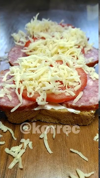 Пицца на хлебе - YouTube