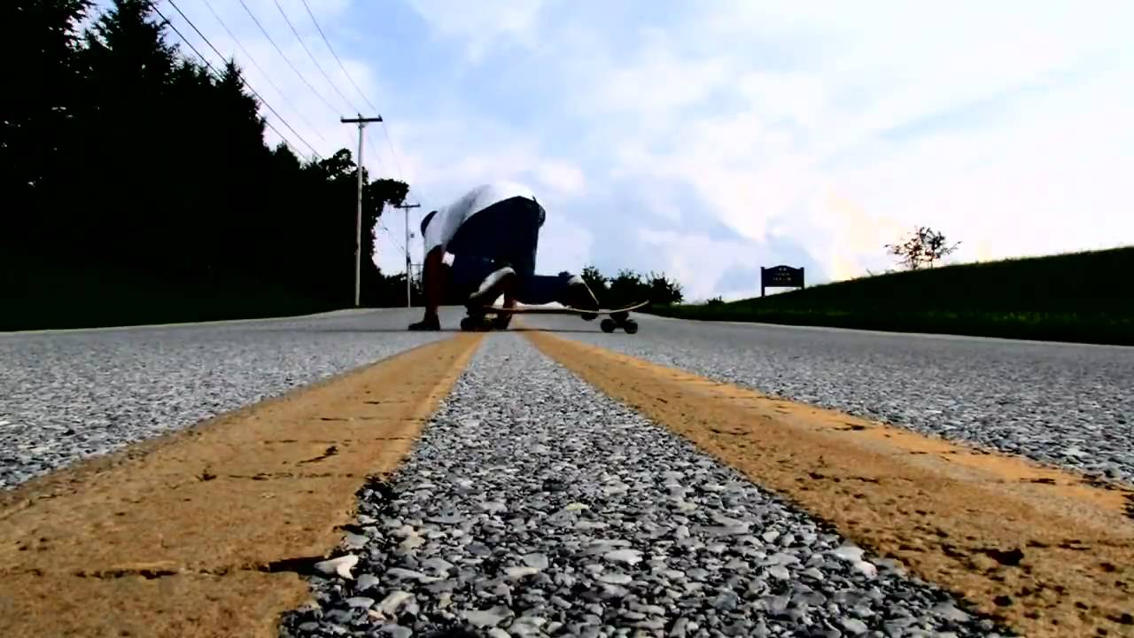 Longboard slide footage HD - Canon XH-A1s - YouTube