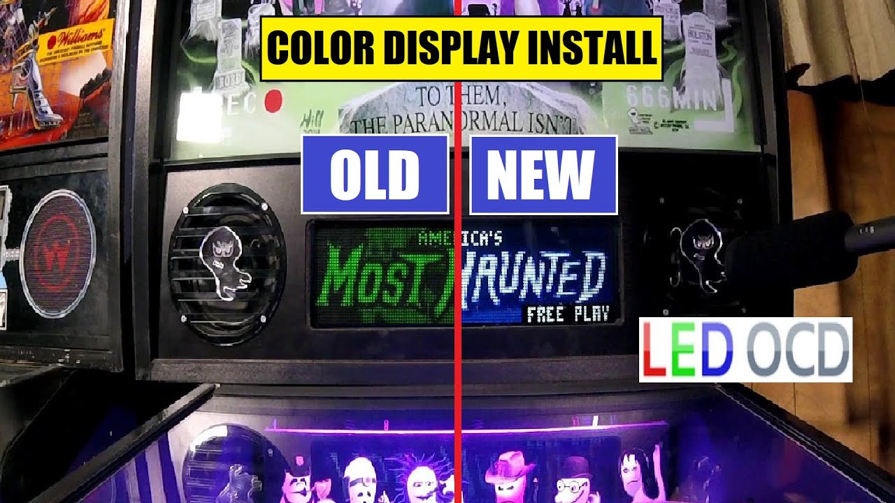Color display install - America's Most Haunted - LED OCD - YouTube