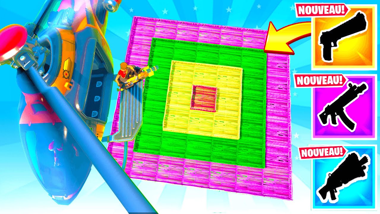 SAUTE DE L'HELICO POUR LOOT ! FORTNITE CREATIF GAME - YouTube