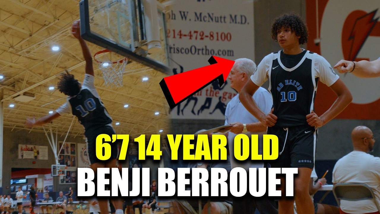 6'7 14 Year Old Benji Berrouet The Next NBA Prospect from Dallas Texas ...