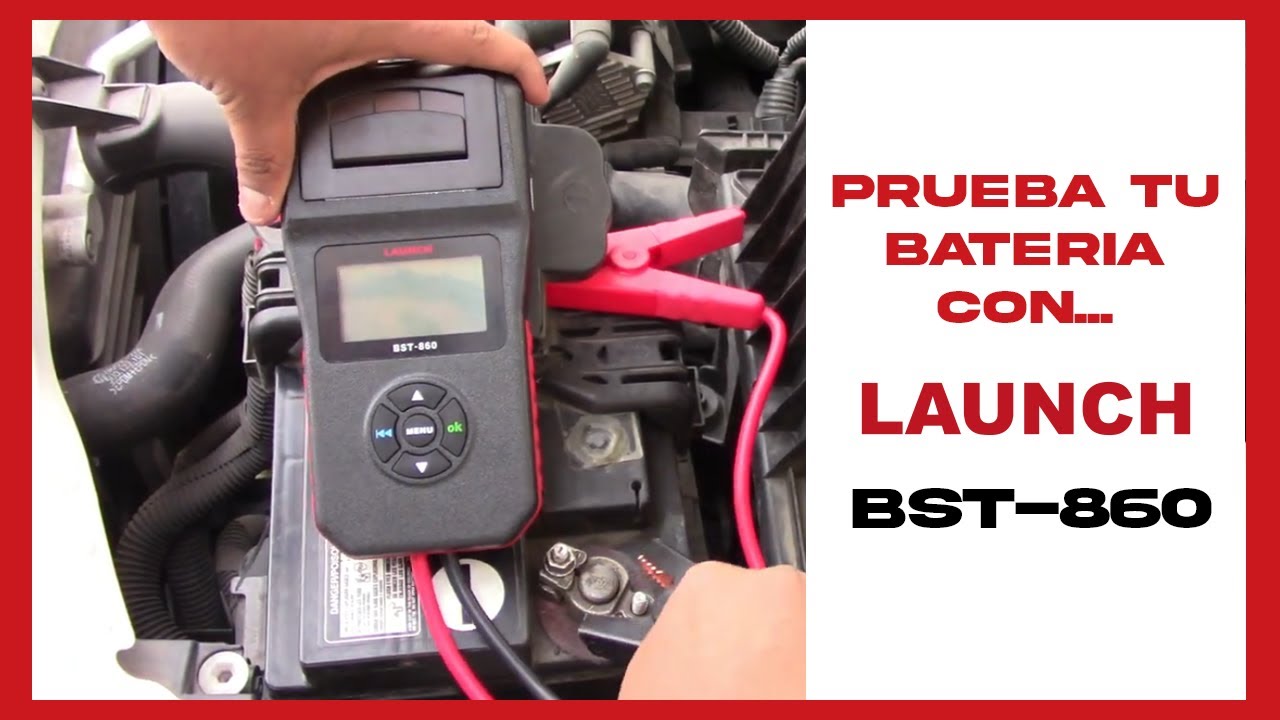 Probador de Baterías LAUNCH BST 860 - YouTube