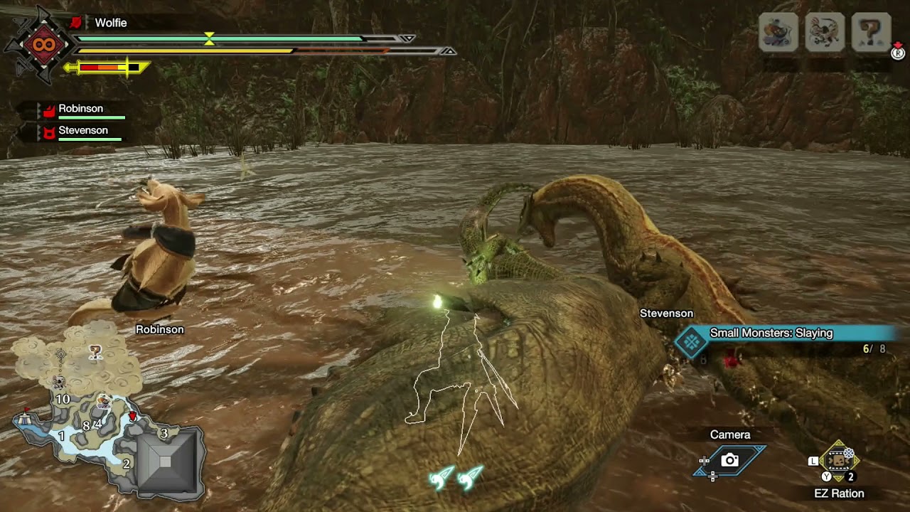 Monster Hunter Rise: Flooded Forest Map Exploration - YouTube