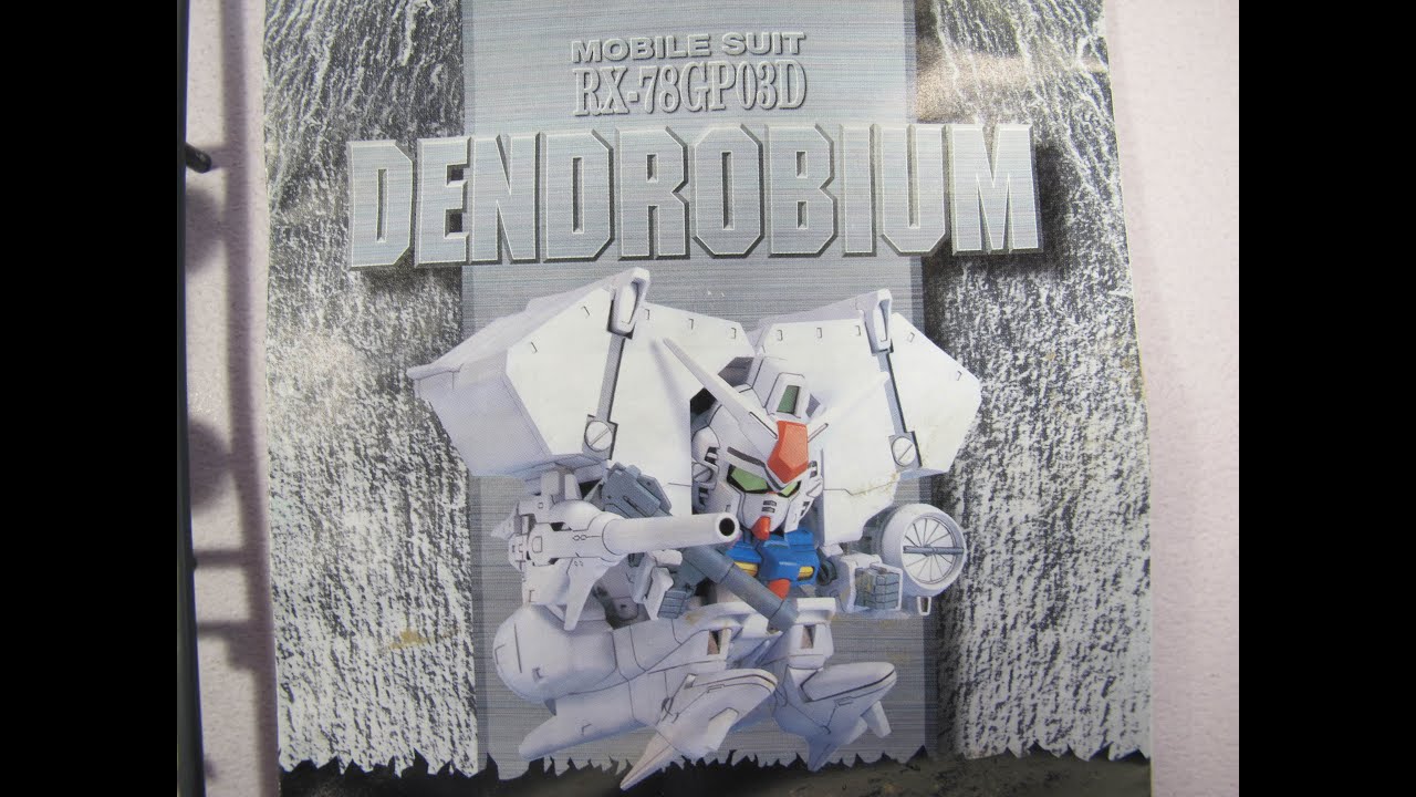BANDAI SD DENDROBIUM RX 78GP03D KIT REVIEW - YouTube