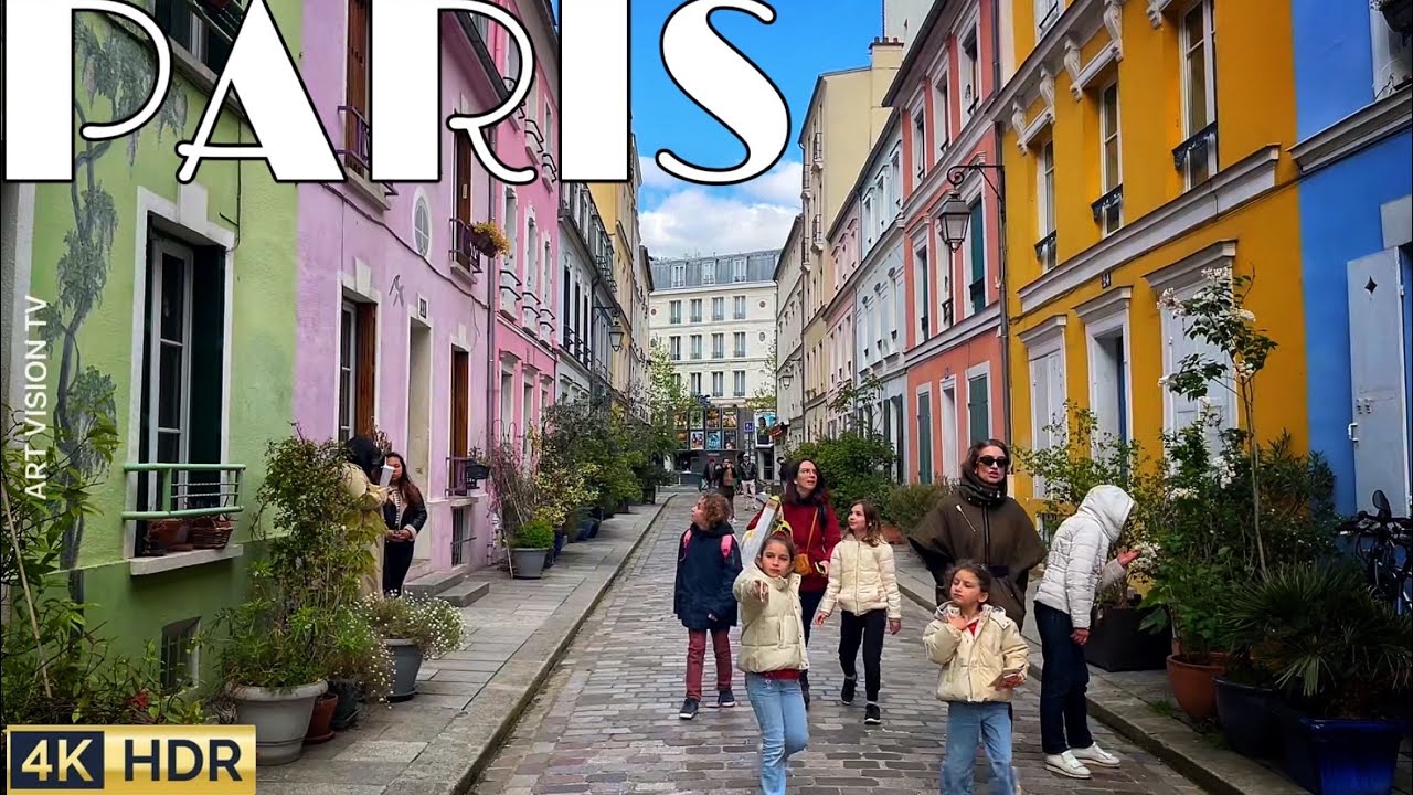 🇫🇷[PARIS 4K] WALK IN PARIS "BEAUTIFUL STREET WALK" (4K60 FPS VERSION ...