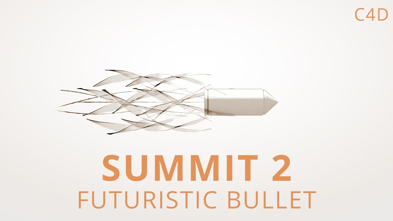 Summit 2 - Futuristic Bullet - Cinema 4D - YouTube