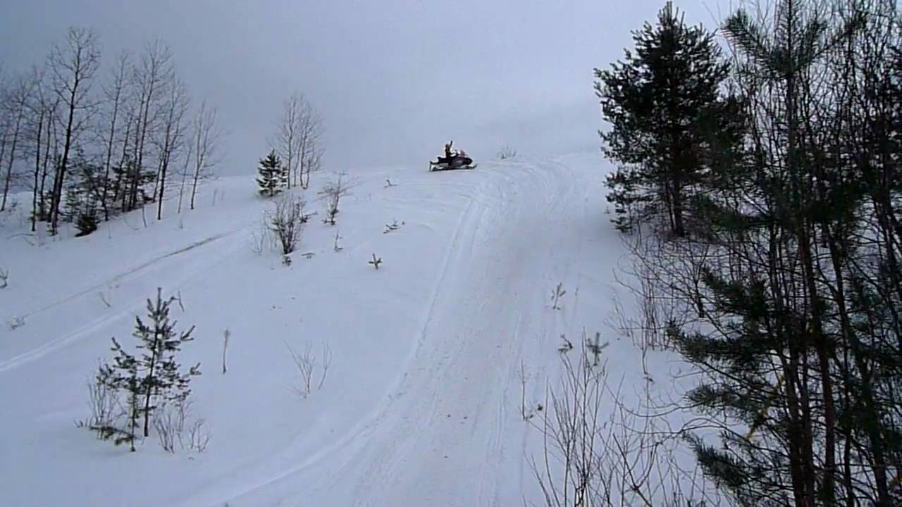 Old Forge NY, Snowmobile Hill Climbing - YouTube