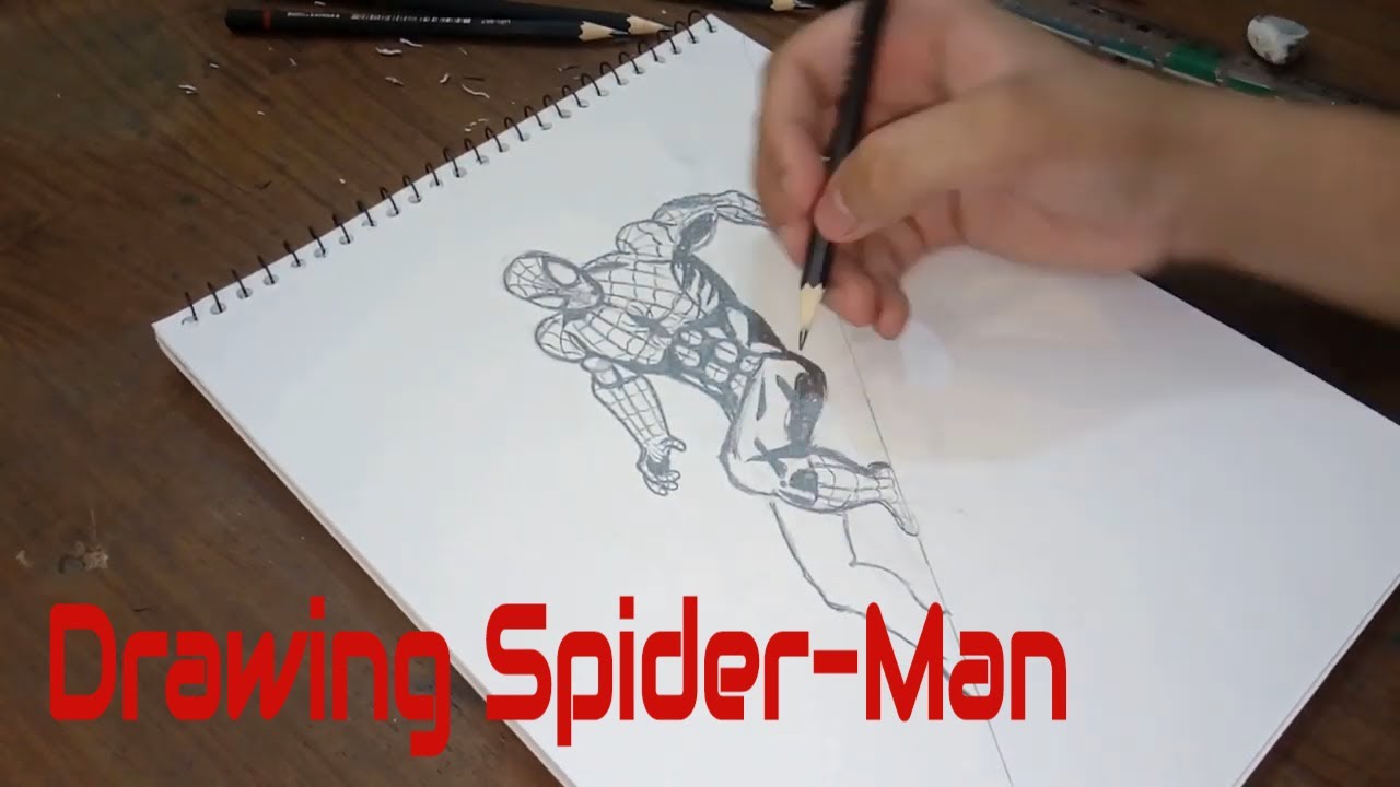 How to draw Spiderman [Comic Book Style]-Drawing Tutorial - YouTube