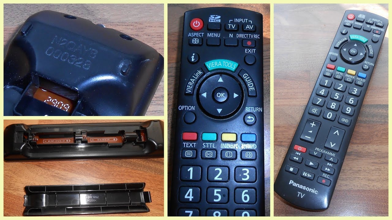 Panasonic TV Original OEM Remote Control N2QAYB000328 VGC - YouTube