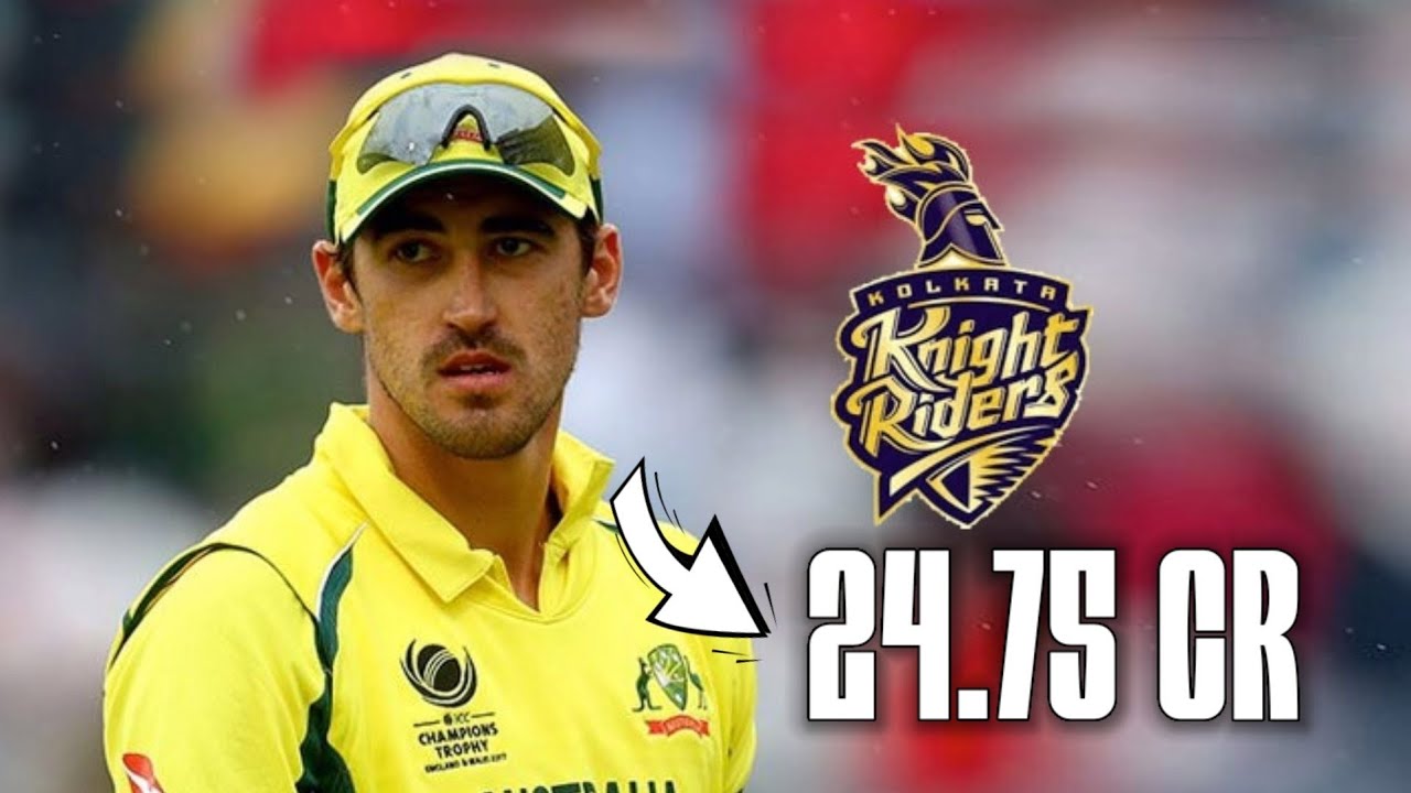 Michael stark sold in 24.75 CR | ipl auction 2024 - YouTube