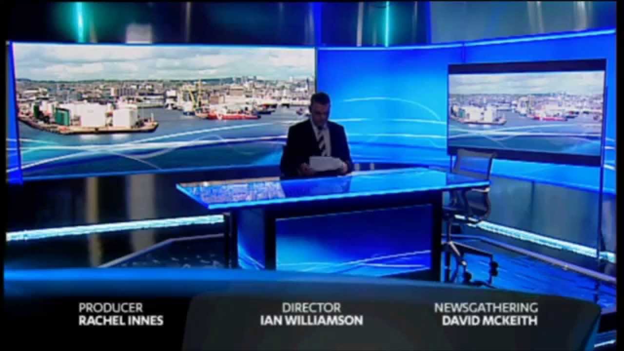 STV News at Six rebrand: Aberdeen & North region titles: Monday 02 June ...