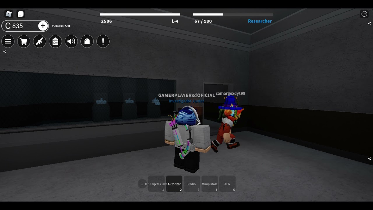 haciendo pruebas con el cristal ( SCP ROLEPLAY ) FT. camargoxdyt99 ...