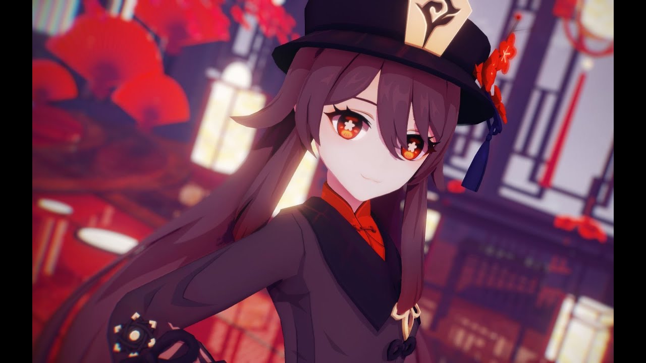 【Genshin Impact MMD/4K/60FPS】Hu Tao【Drunken Butterfly】 - YouTube