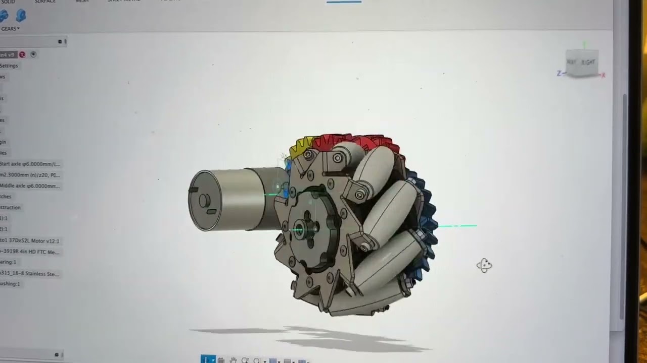 B2-EMO DriveTrain CAD Prototype - YouTube