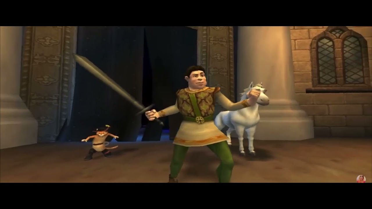 Shrek 2 storm the castle crossover - YouTube