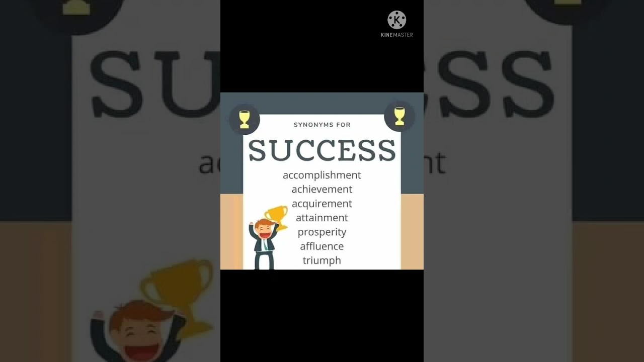 other way for success,synonyms for success,english vocabulary, spoken ...