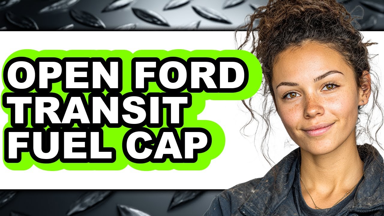 How To Open Ford Transit Fuel Cap - Step By Step - YouTube