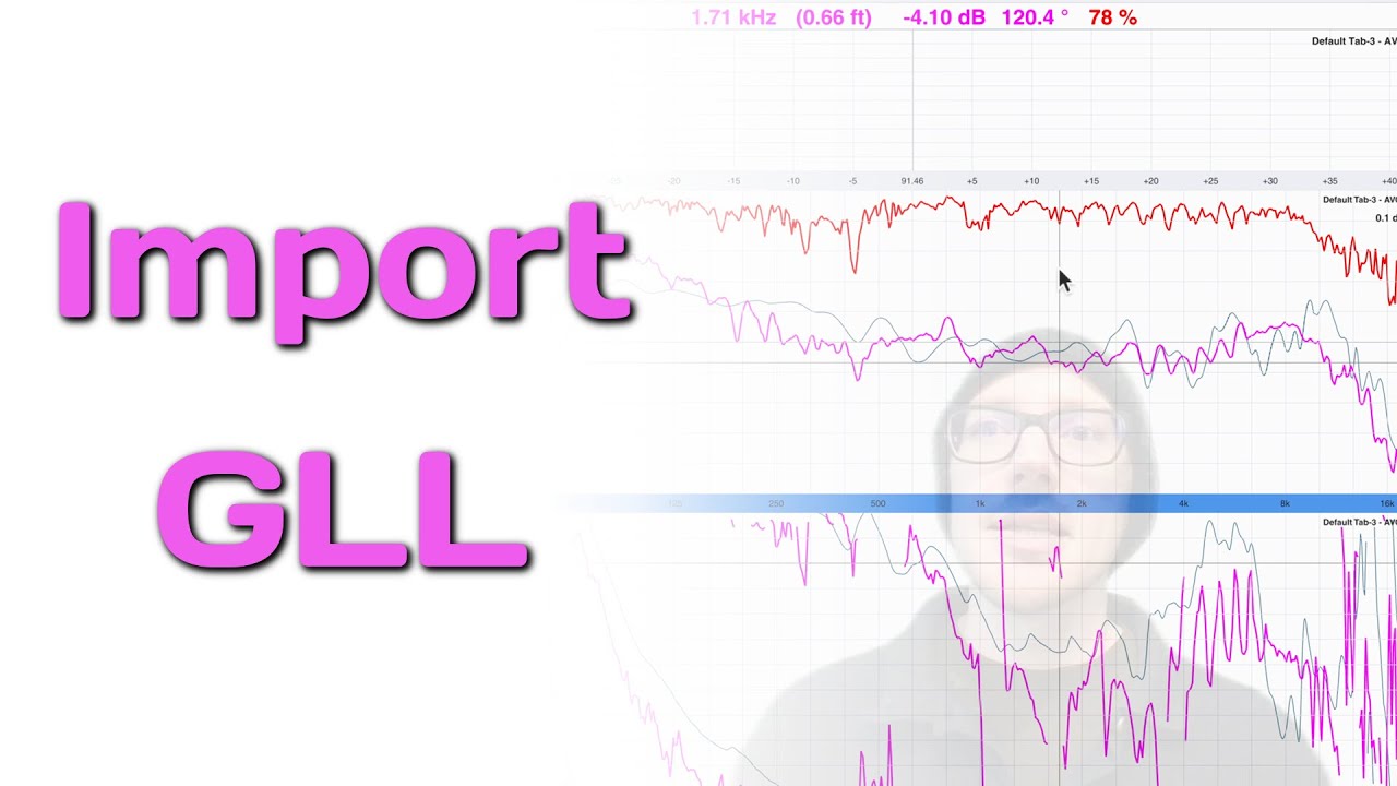 How to import GLL files into Smaart, SATlive, and REW - YouTube
