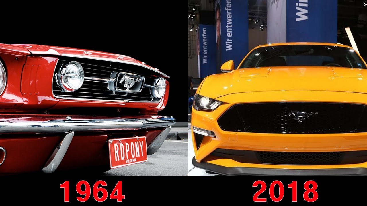 Die Evolution des Ford Mustang (1964 - 2018) - YouTube