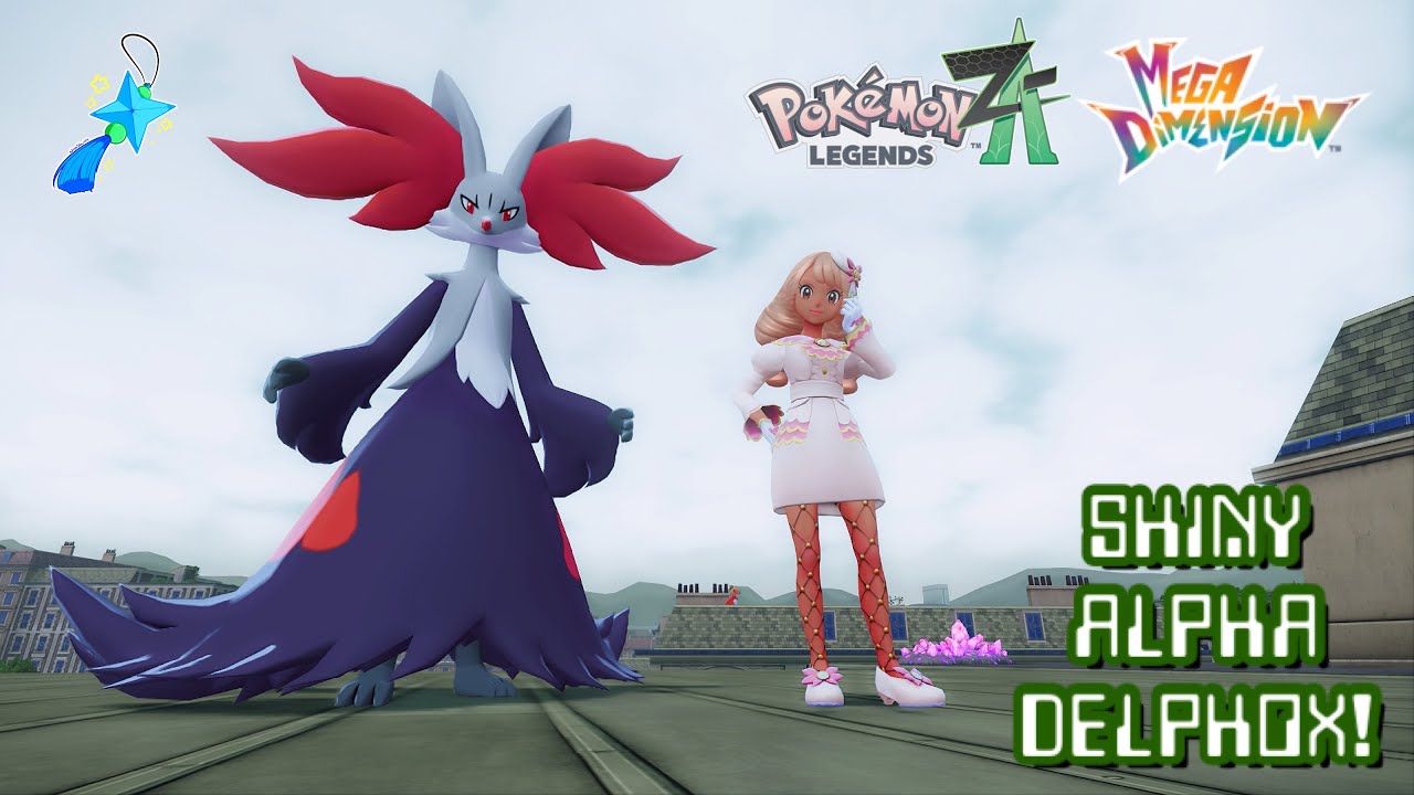 Pokémon Legends Z-A Mega Dimension DLC: DREAM BALL SHINY ALPHA DELPHOX ...