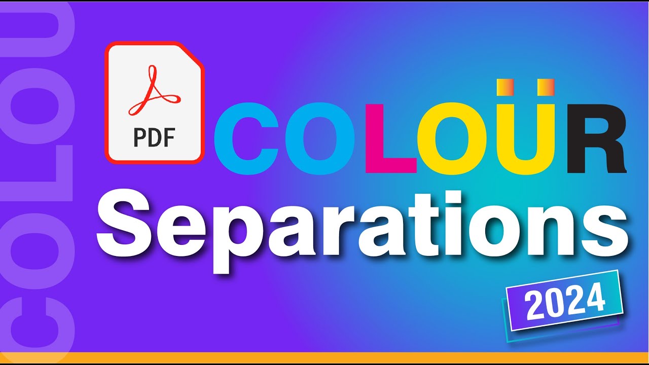 How to Check Colour Separations in a PDF file 2024 | Colour Separation ...