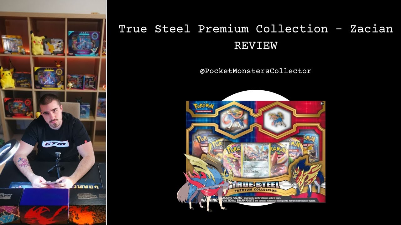 True Steel Premium Collection (Zacian) Opening - YouTube