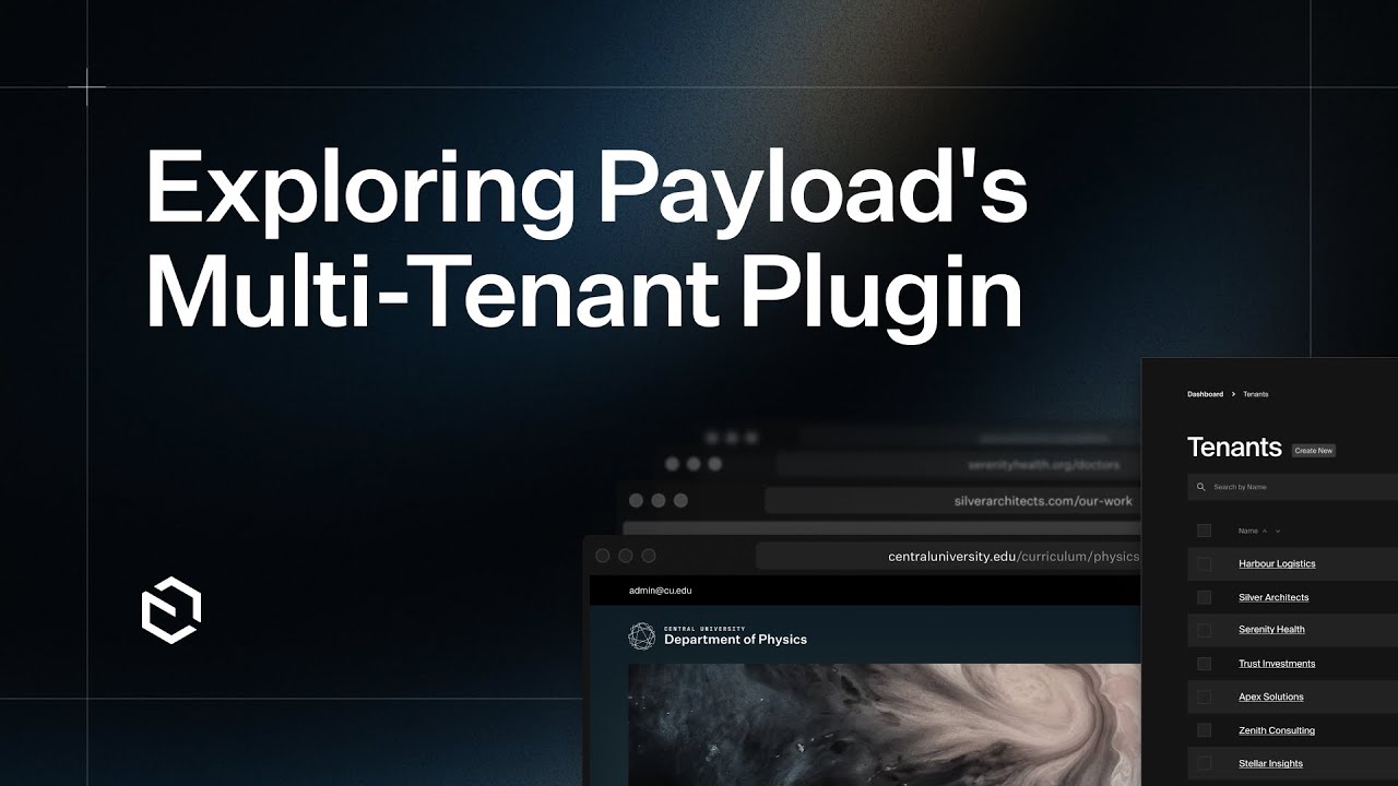 Exploring Payload's Multi-Tenant Plugin - YouTube